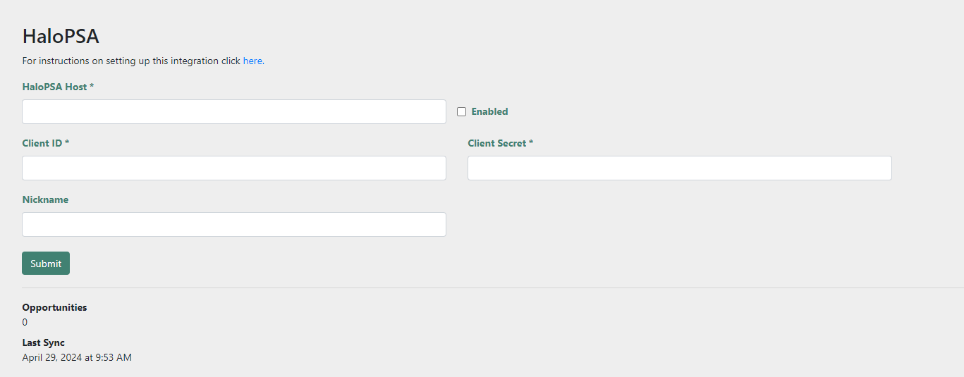 HaloPSA Manage Configuration Guide